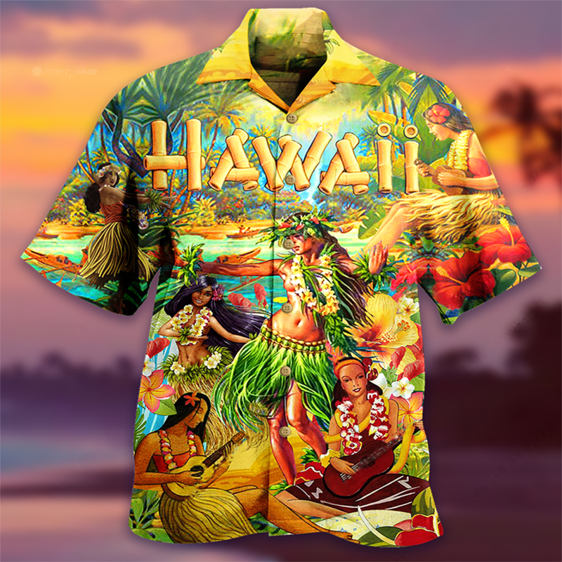 Hula Hawaiian Shirt | Authentic Hawaiian Shirt – Guts Fishing Apparel